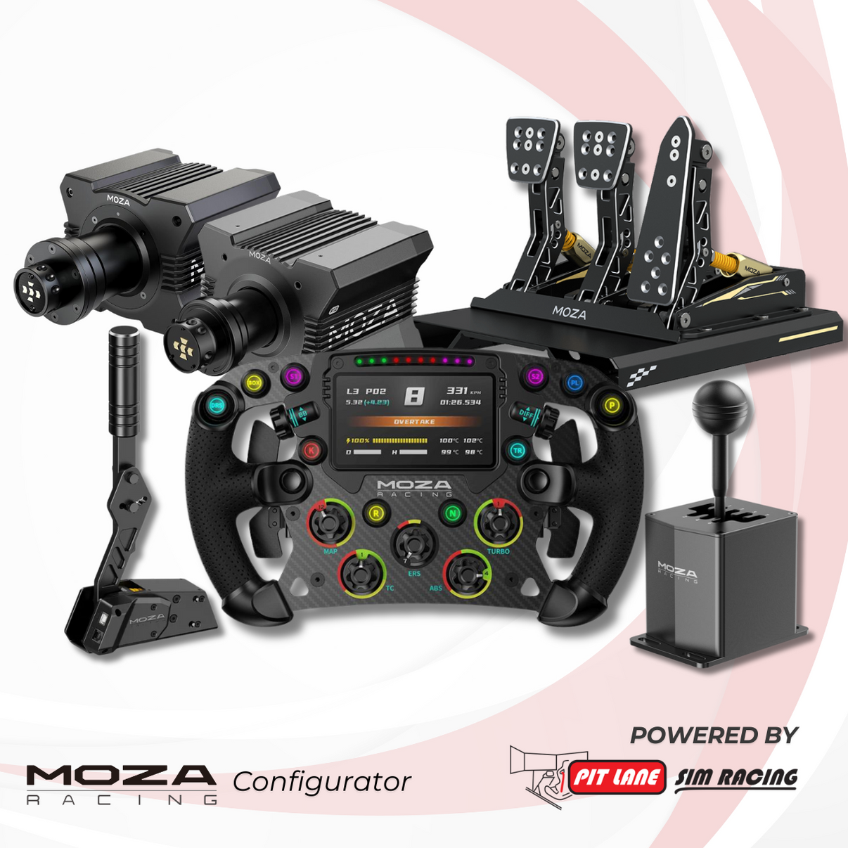 MOZA Configurator - Powered by PLSR – Pit Lane Sim Racing