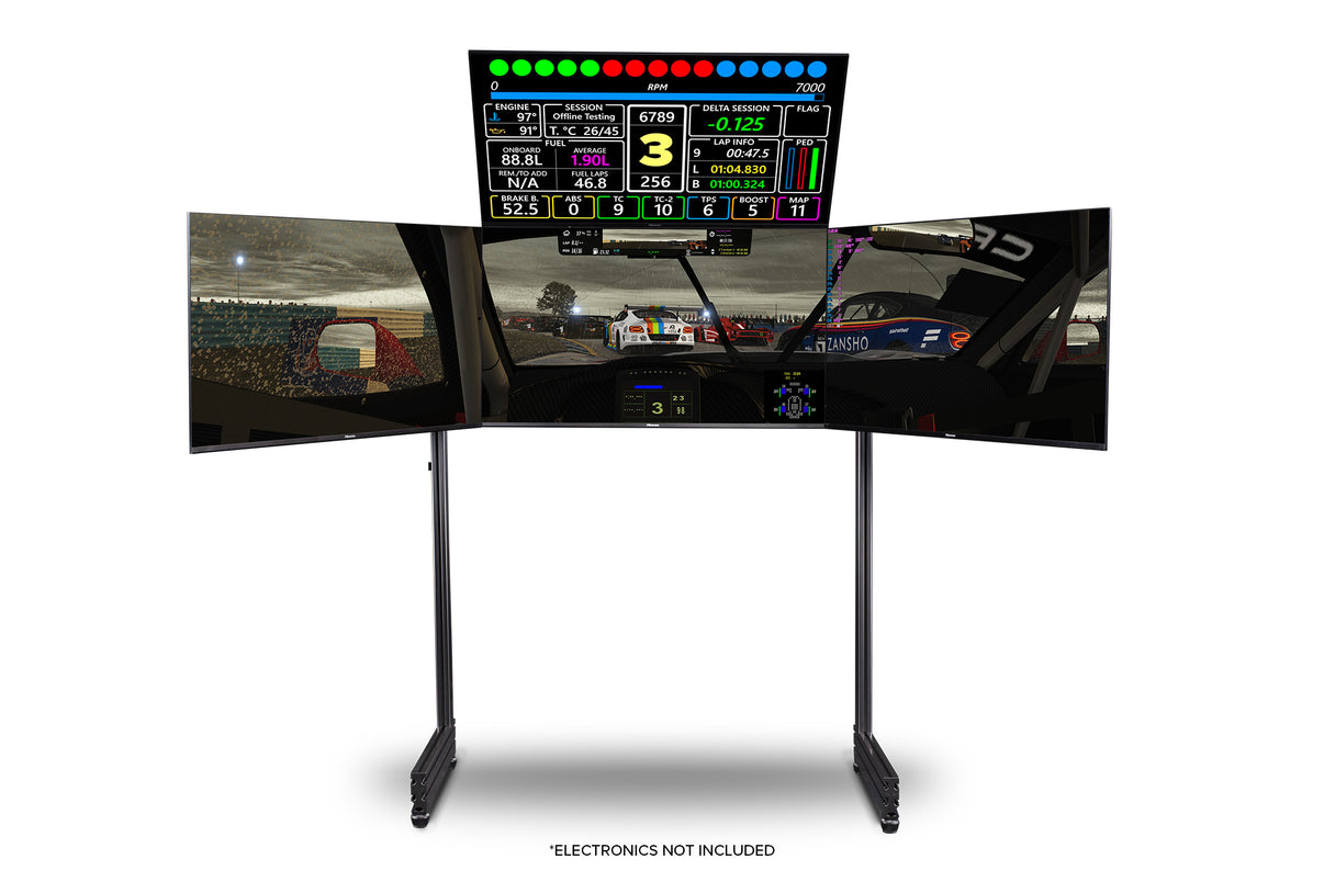 Next Level Racing Elite Freestanding Quad Monitor Stand (Complete Pack ...